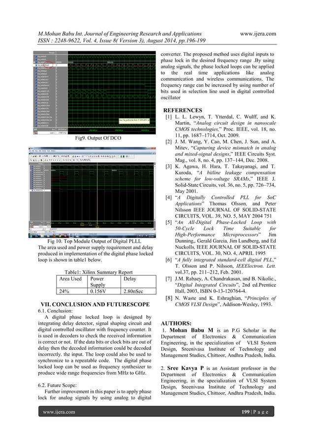 Design and Implementation of Digital PLL using Self Correcting DCO ...