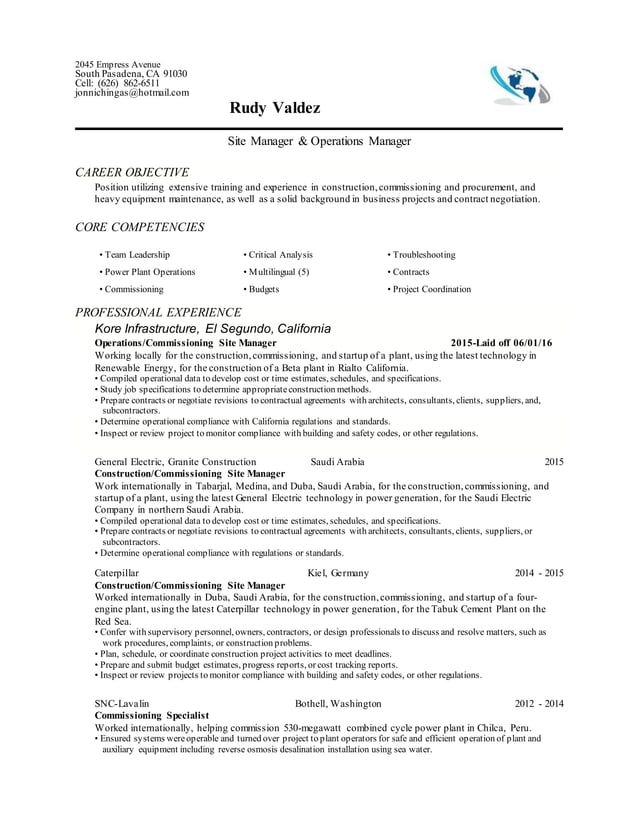 Rudy CV2-1 | PDF