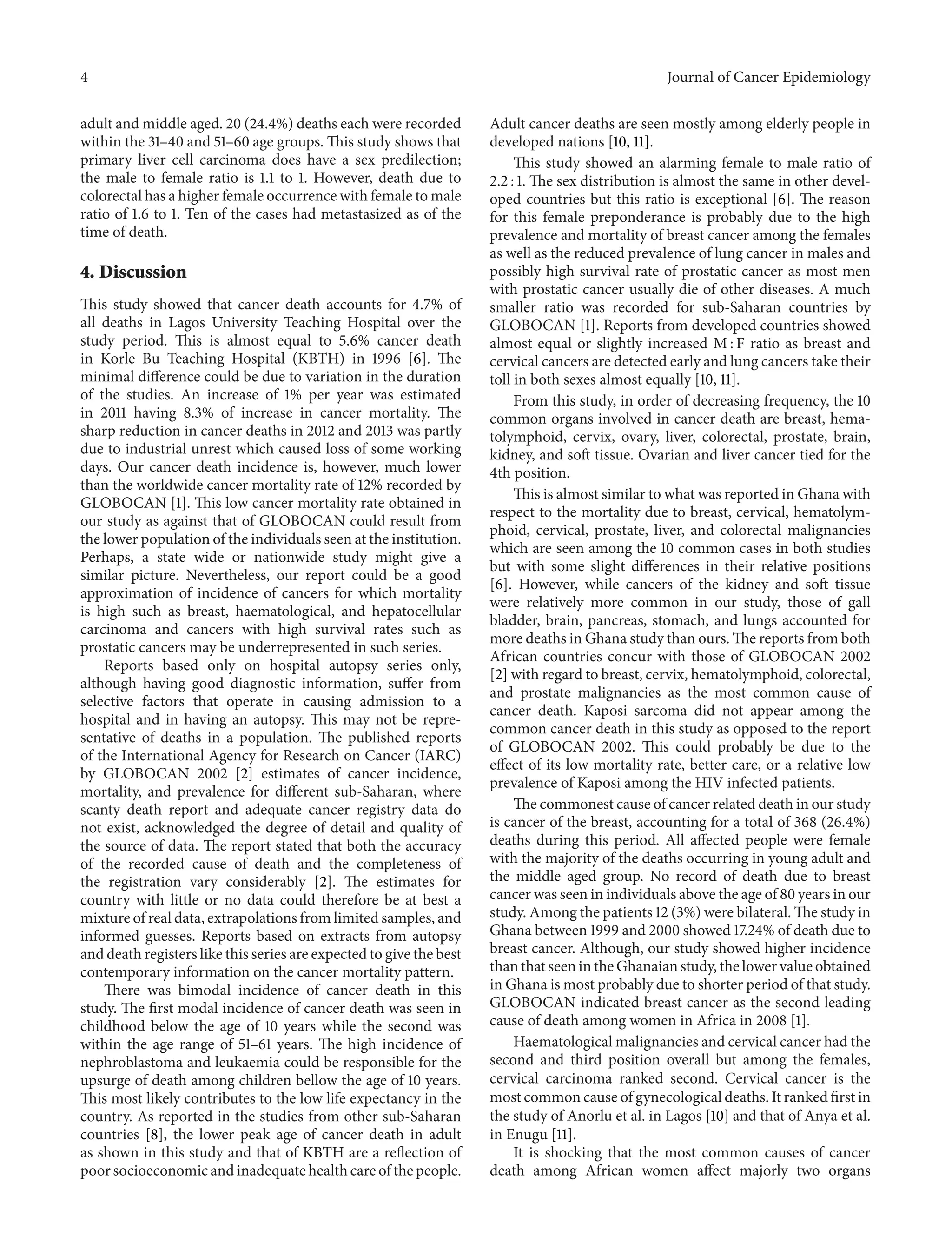 CANCER MORTALITY PUBLISHED | PDF