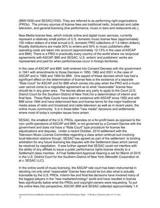 Performance Right ? A World in Transition ABATodd | PDF | Digital Audio ...