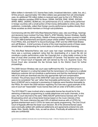 Performance Right ? A World in Transition ABATodd | PDF | Digital Audio ...