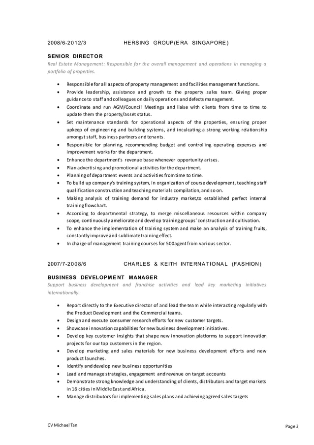 MIchael - CV Jul 2016 | PDF