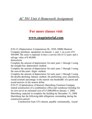 Ac 501 Enthusiastic Study/snaptutorial.com