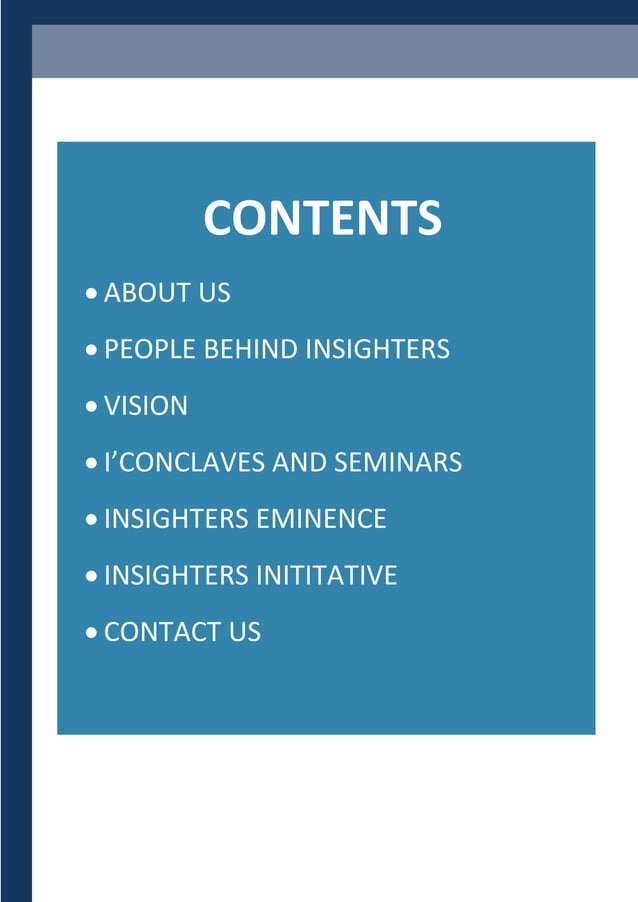 INSIGHTERS PROFILE | PDF