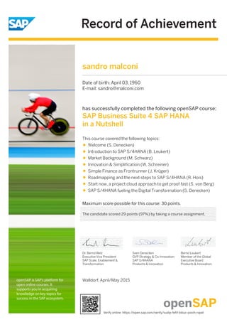 s4h1-RecordOfAchievement | PDF