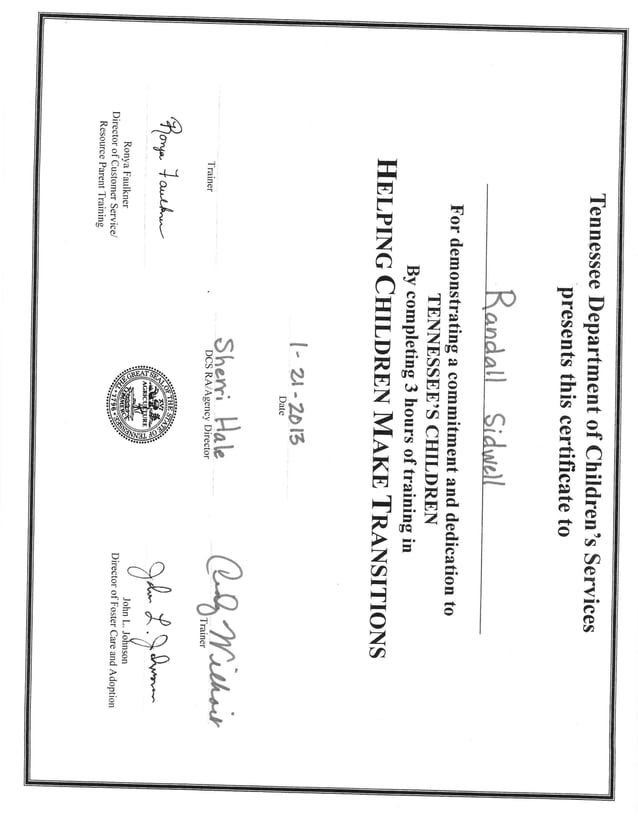 Child Development Certificates | PDF | Adoption and Fostering | Parenting
