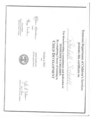 Child Development Certificates | PDF | Adoption and Fostering | Parenting