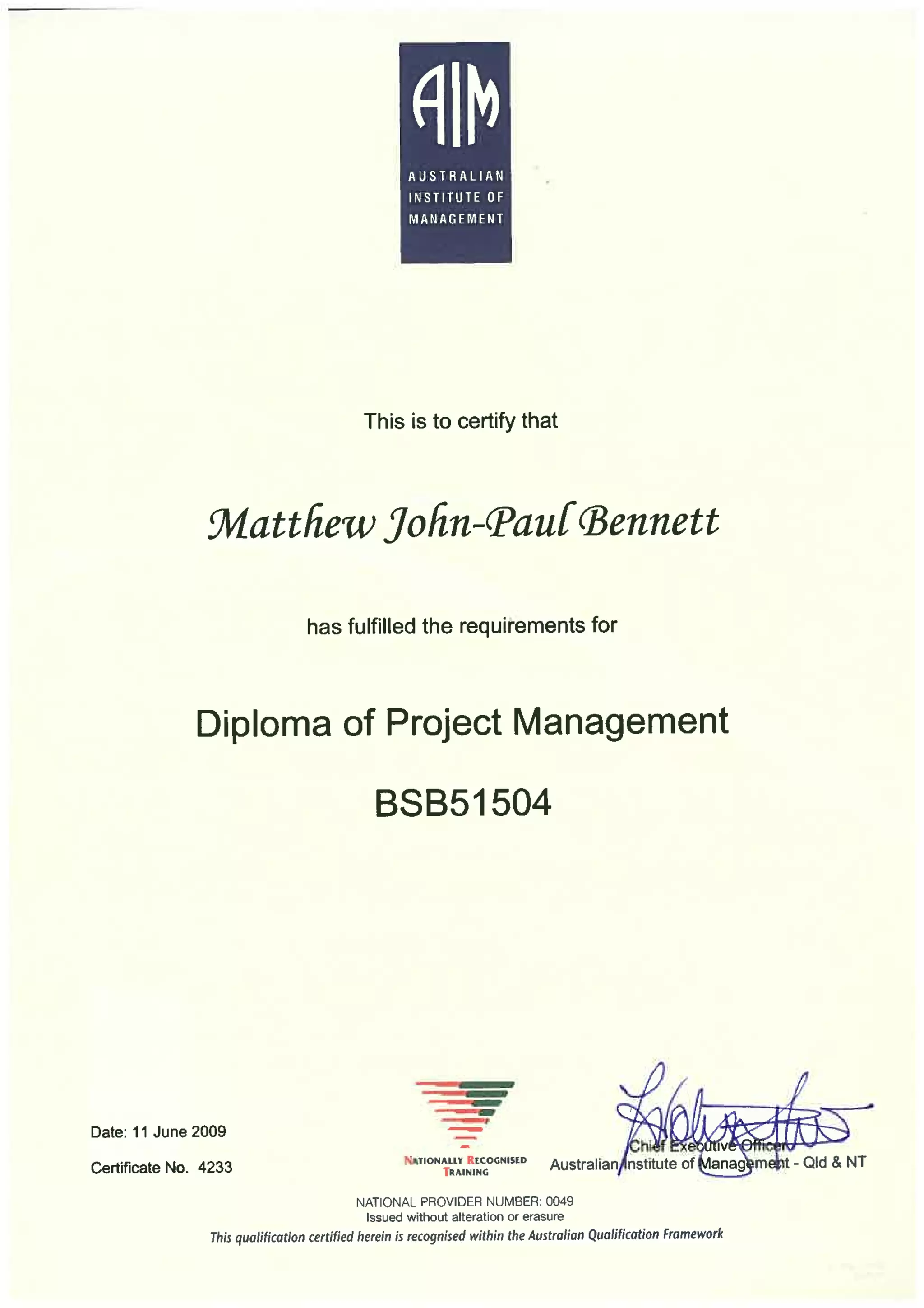 Dip of Project Management | PDF