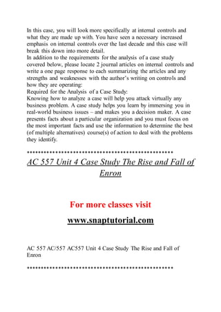 AC 557 Exceptional Education / snaptutorial.com | PDF