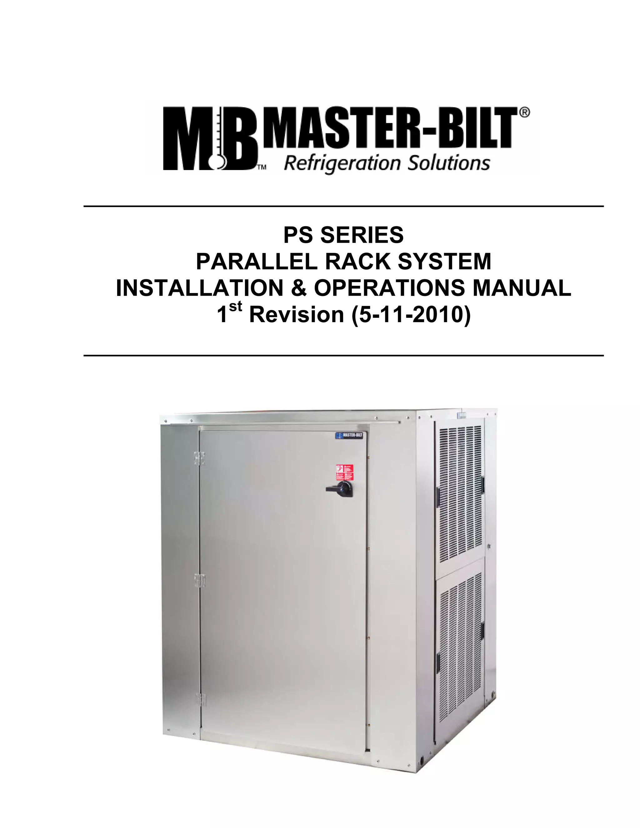 Master-Bilt Rack Installation Manual | PDF