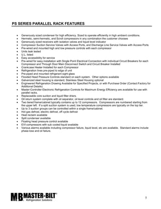 Master-Bilt Rack Installation Manual | PDF