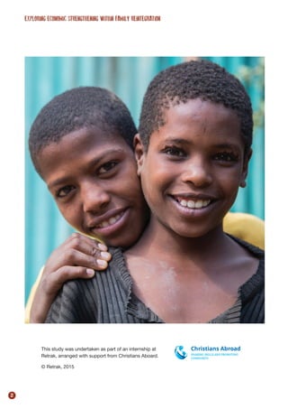 RETRAK - Economic Strengthening Within Family Reintegration | PDF