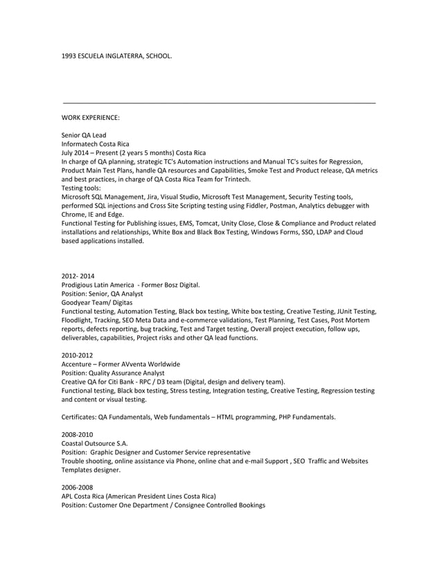 Rodrigo - Curriculum Vitae 2016 | PDF