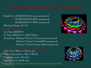 Ws2811 ws2812b digital rgb neopixel led light | PPT | Computer ...