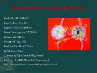 Ws2811 ws2812b digital rgb neopixel led light | PPT