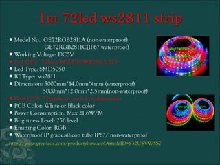 Ws2811 ws2812b digital rgb neopixel led light | PPT | Computer ...