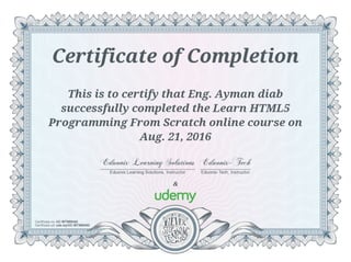 Learn HTML5 Programming From Scratch | PPT