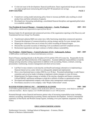 JOHNGRANSEERESUME2016 | DOC
