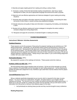 Eng 100 Syllabus Pdf