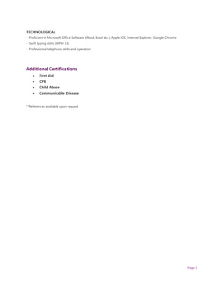 destiny updated resume | DOCX