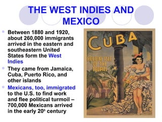 Immigrants and Urbanization | PPT
