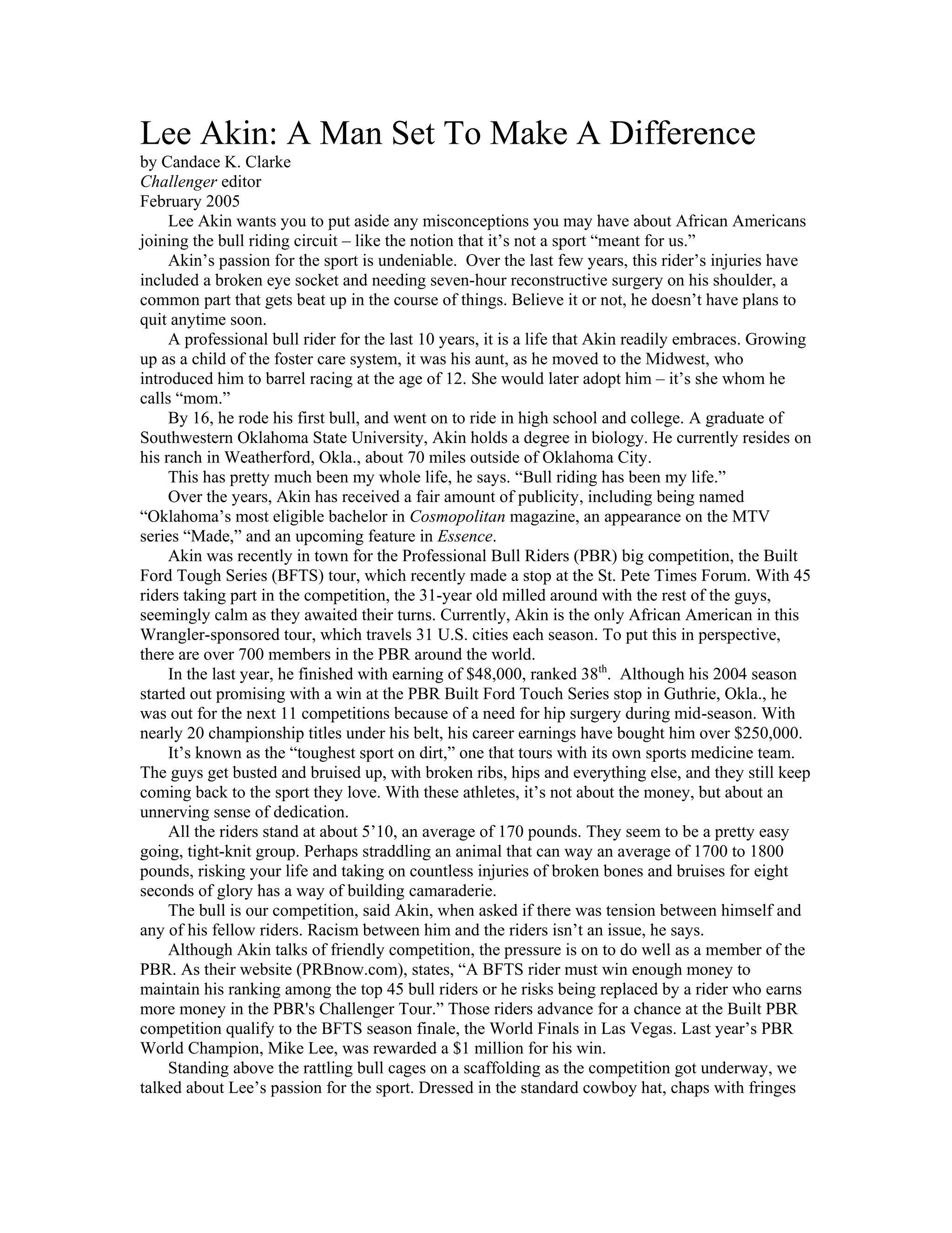 2-24 2005 lee akin bull rider | PDF