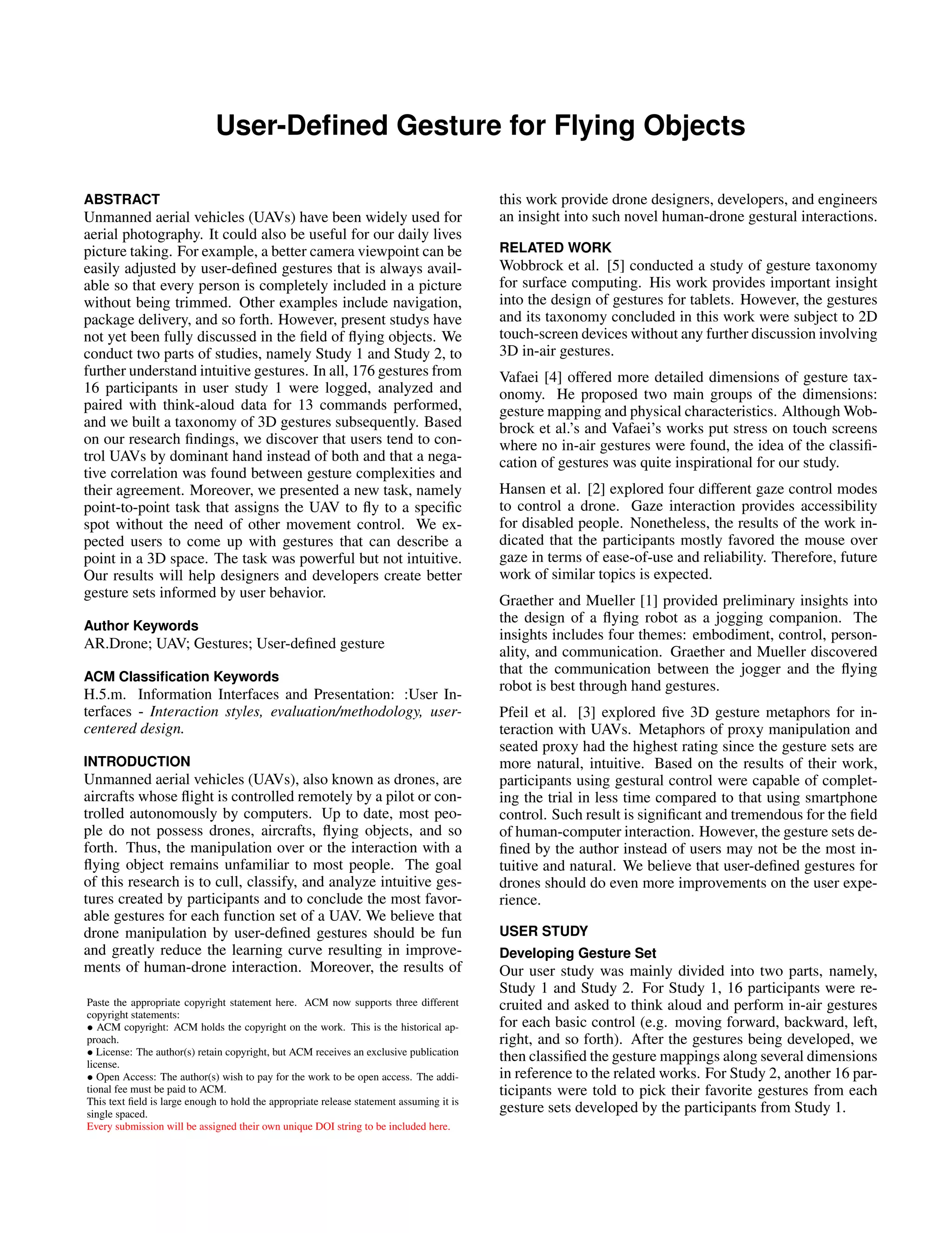 User-Defined-Gesture-for-Flying-Objects | PDF