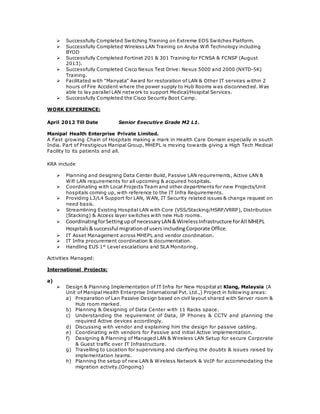 Pravin Naidu CV | DOCX | Computer Networking | Computing