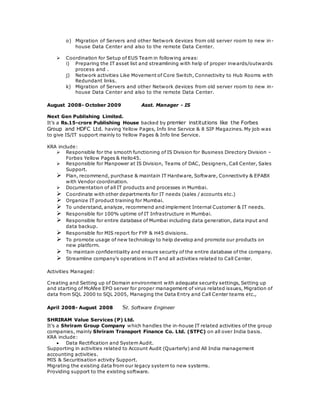 Pravin Naidu CV | PDF