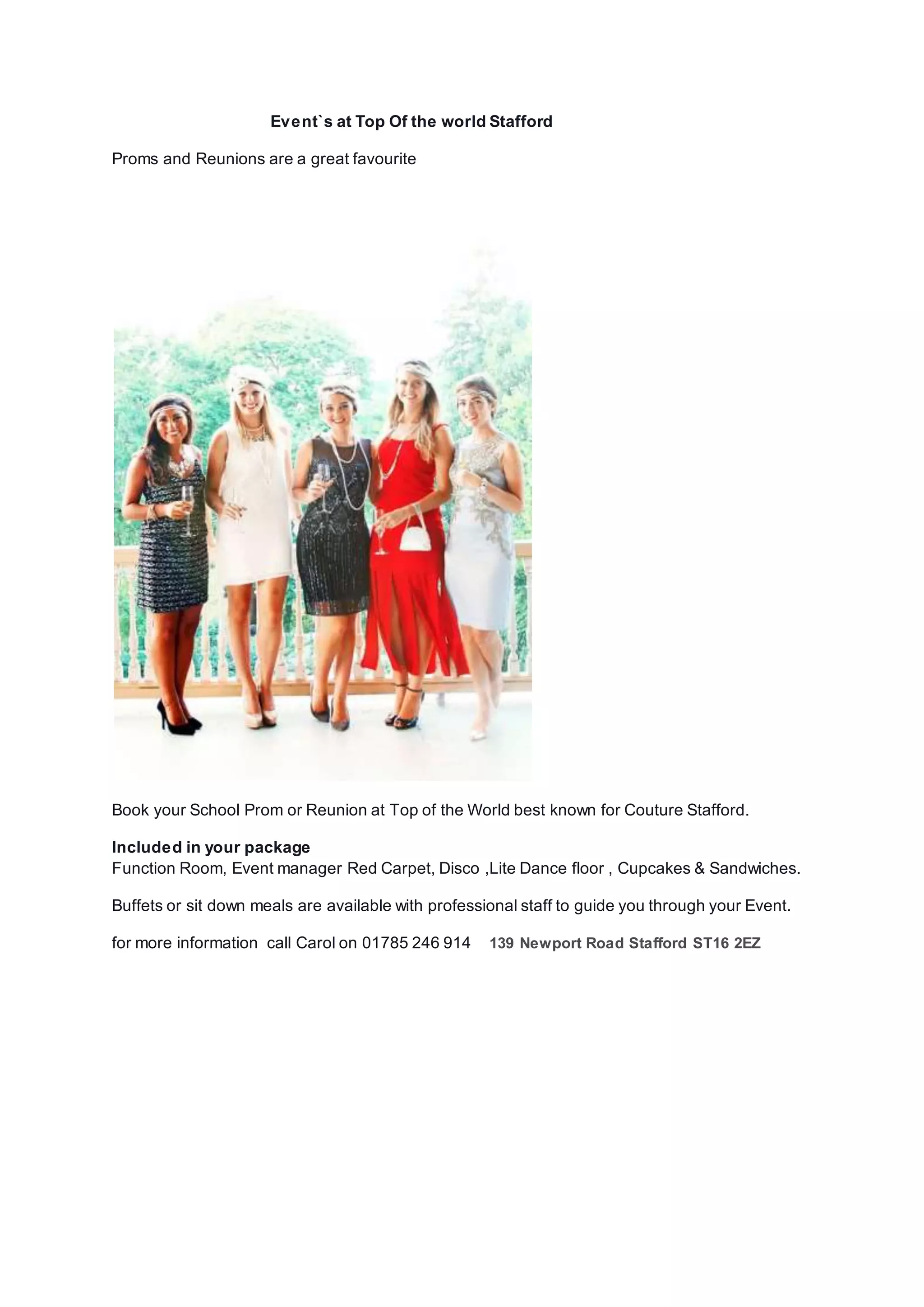 Proms Top of the world | DOCX
