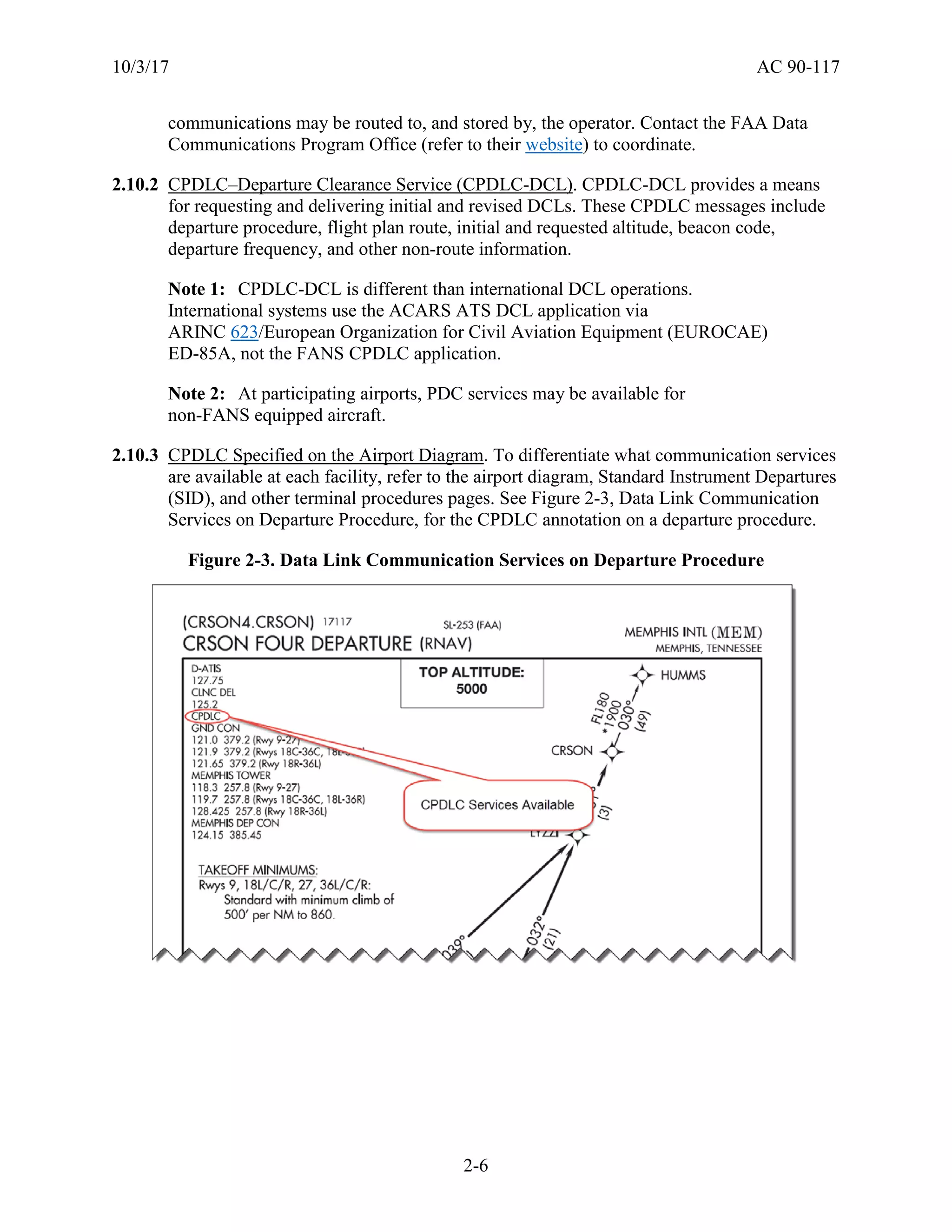 Advisory Circular 90-117 | PDF