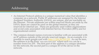 Networking Standards and Protocols Project | PPTX | Internet | Computing