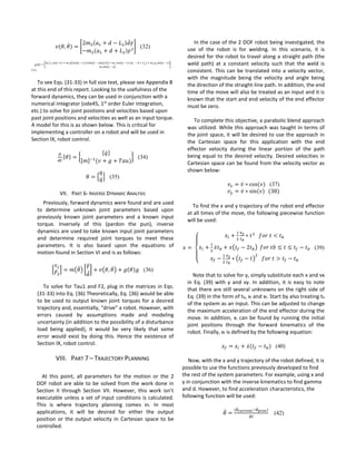 Robotics_Final_Paper_Folza | PDF | Physics | Science