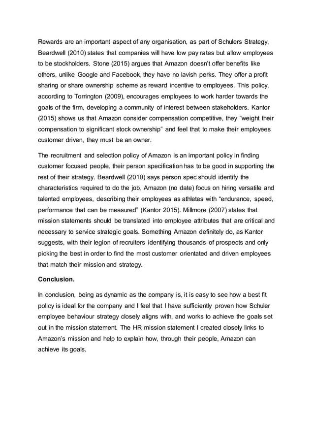 amazon assignment 2015 | PDF