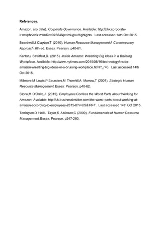 amazon assignment 2015 | PDF