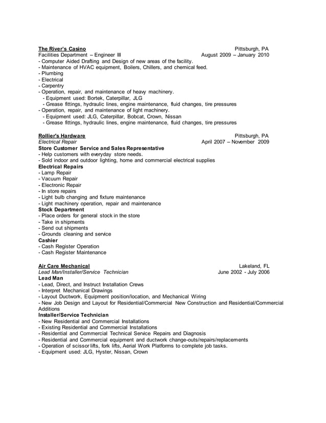 RESUME #1 | PDF