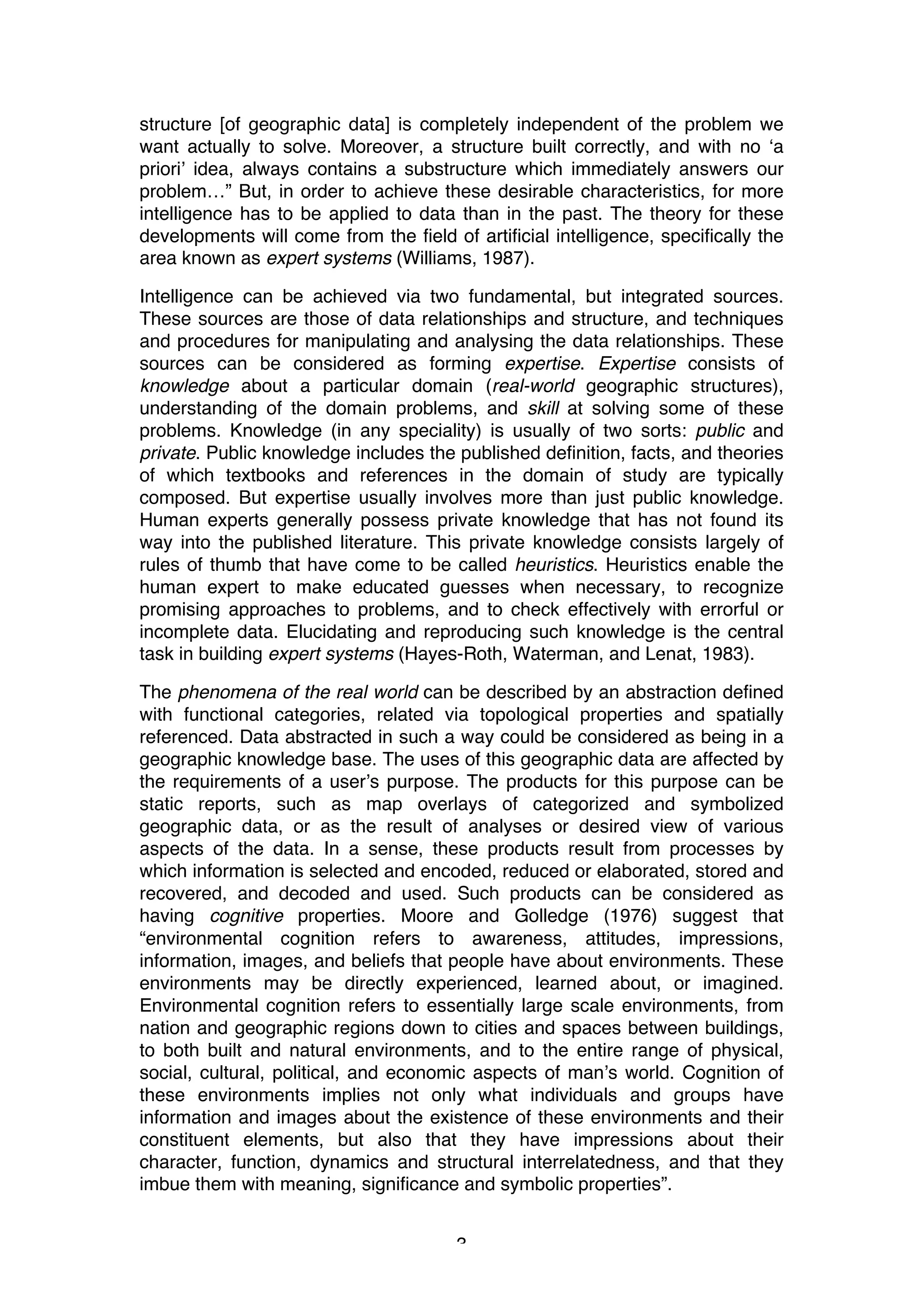 Geographic Information: Aspects of Phenomenology and Cognition | PDF