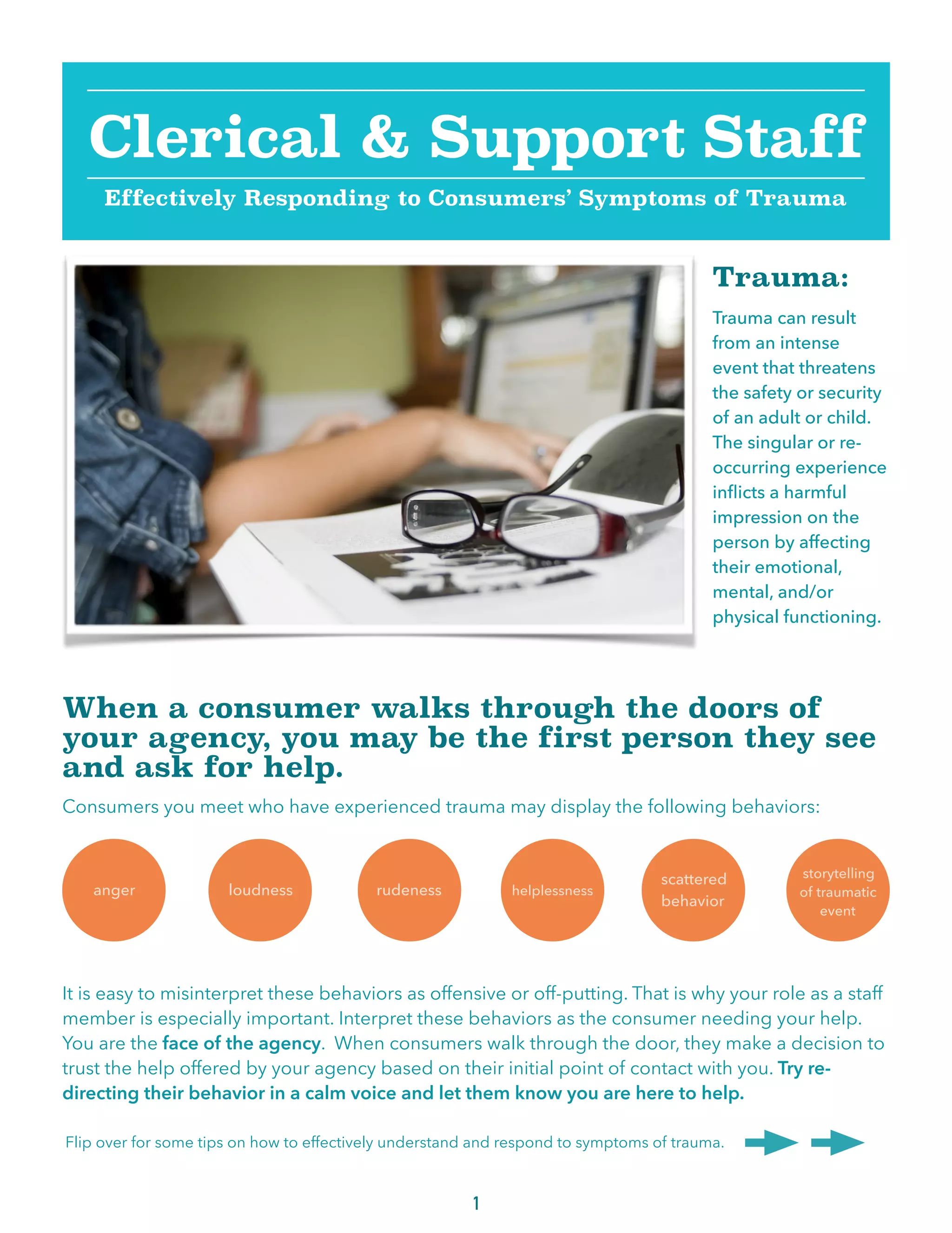 Trauma Flyer_Clerical | PDF | Mental Health | Diseases and Conditions