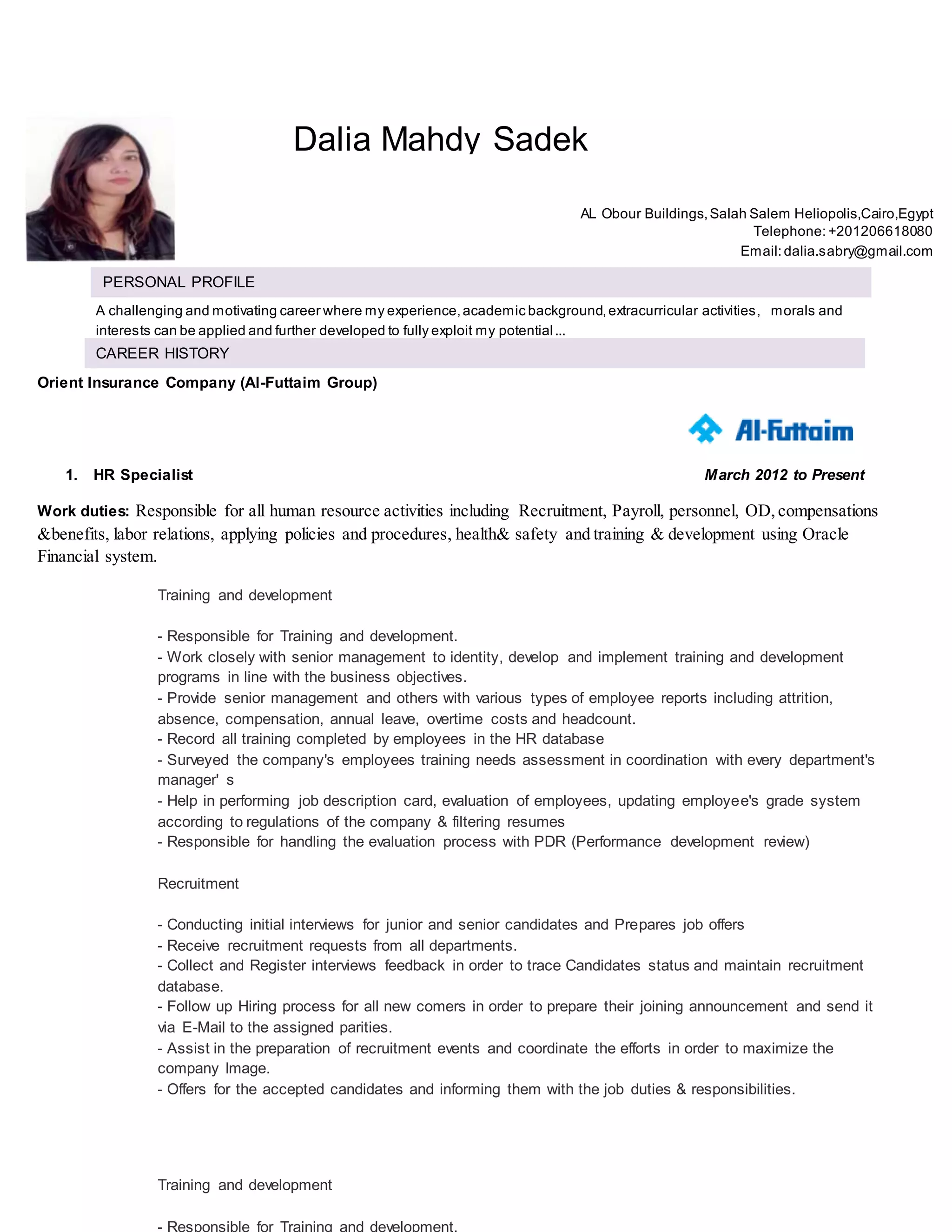 Dalia Mahdy- HR TR | DOCX