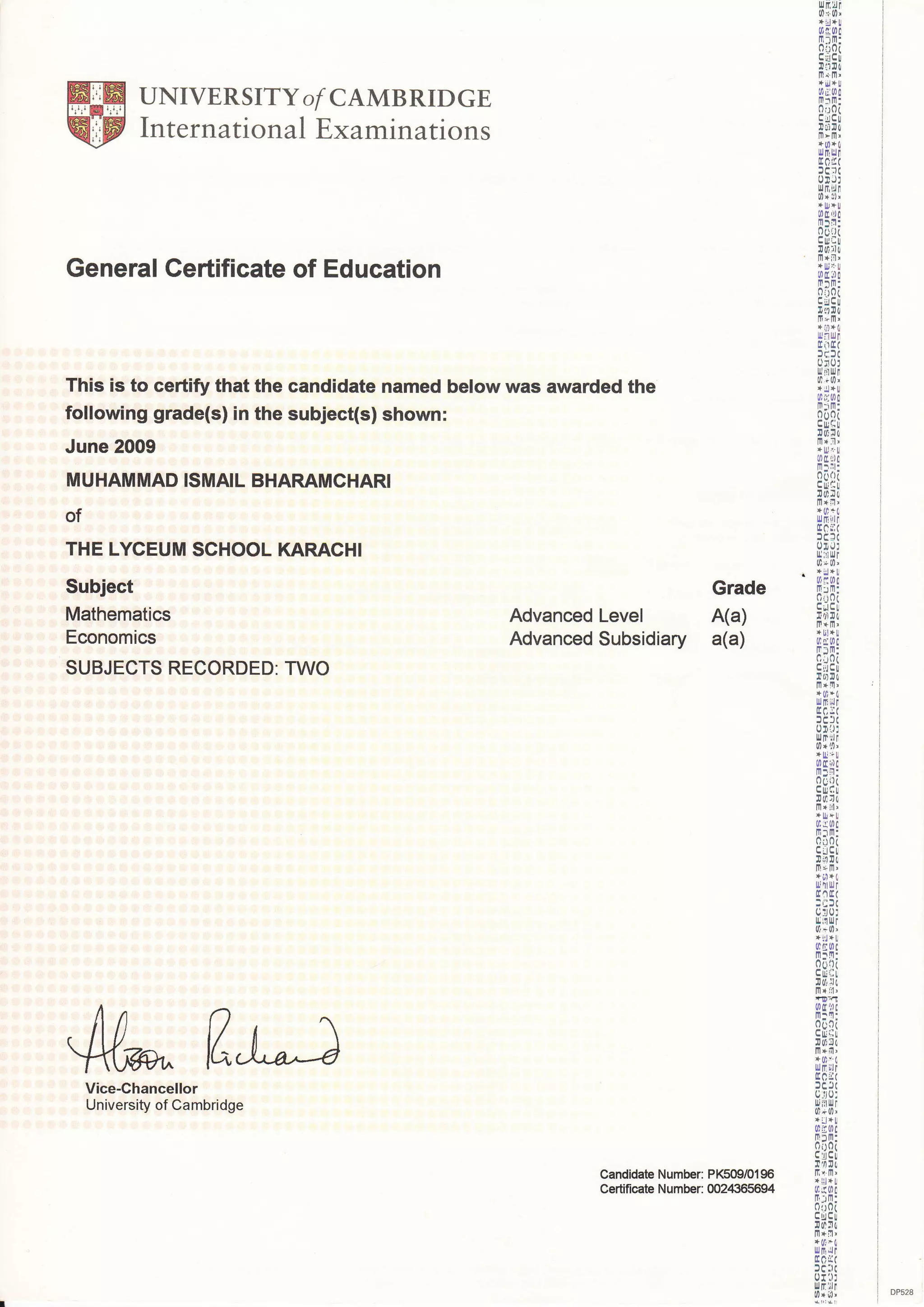 A-Level Result | PDF