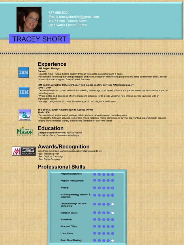 Tracey Short's resume Sept 2015 | PDF