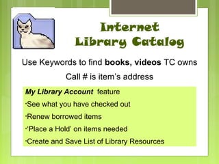 Introduction to the Library | PPT