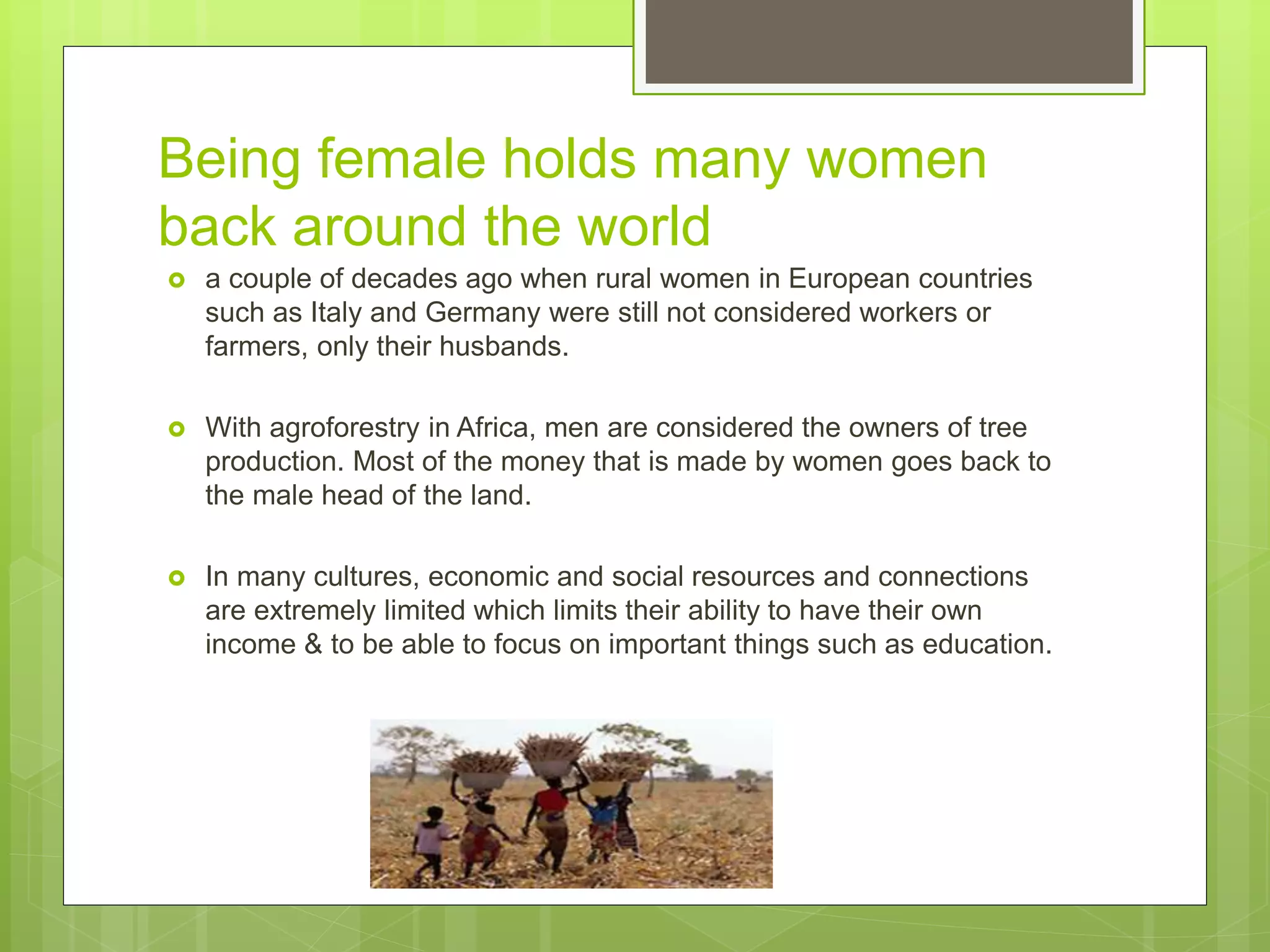 female farmers slide show | PPTX