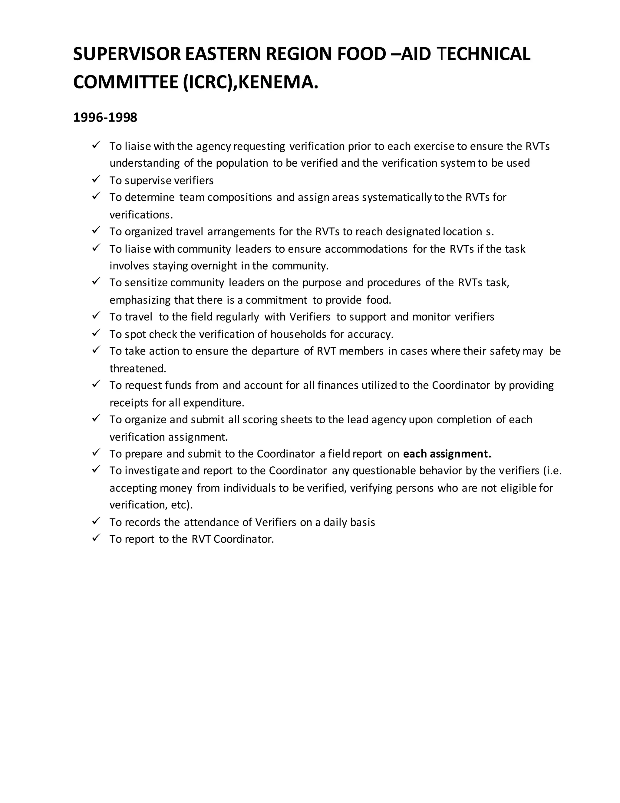 Curriculum vita Mr. Kendor All | DOCX