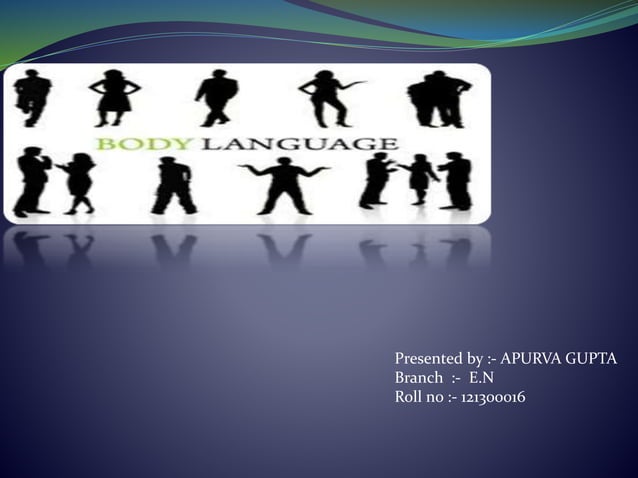 body language | PPT