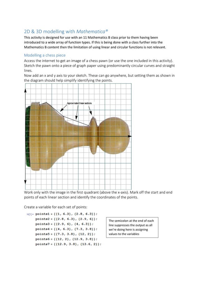 2D & 3D Modelling with Mathematica | PDF