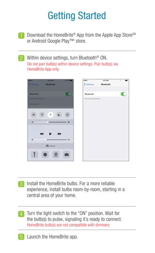 Writing Sample HomeBrite_user_guide | PDF