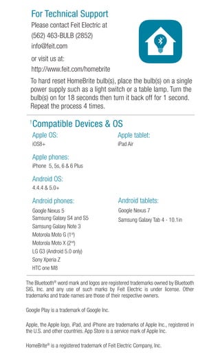 Writing Sample HomeBrite_user_guide | PDF