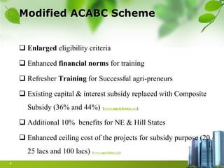 AGRI-CLINICS AND AGRI-BUSINESS SERVICES SCHEME IN INDIA by sameer ...
