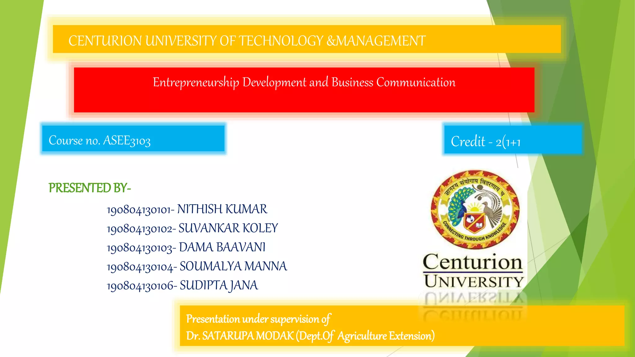 ACABC scheme ppt | PPTX